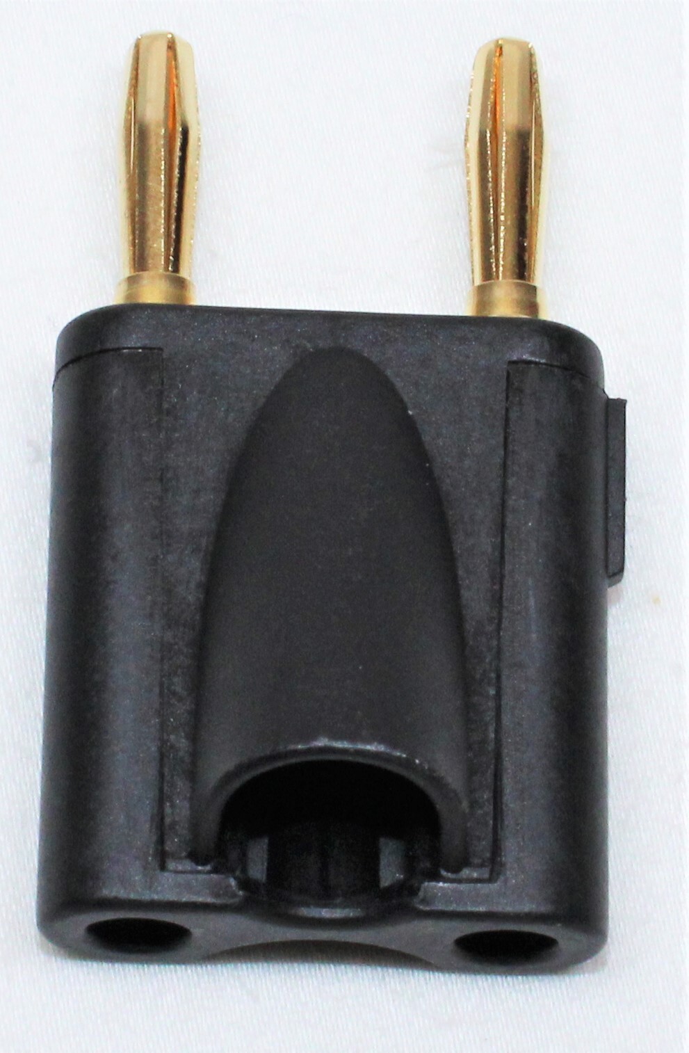 (2) Two Genuine REAN NYS508-B Dual Black Banana Plug for 6mm(.24") to ...