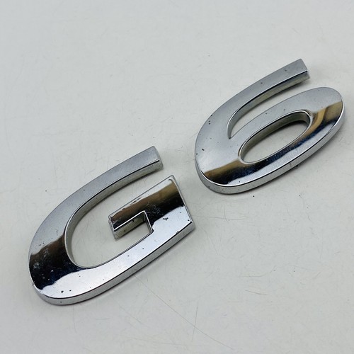 05 06 07 08 09 10 Pontiac G6 Emblem Logo Symbol Badge Trunk Rear Chrome ...