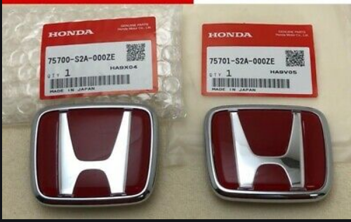 Genuine Honda S2000 S2K Rear Emblem Red 75701-S2A-000ZE | eBay