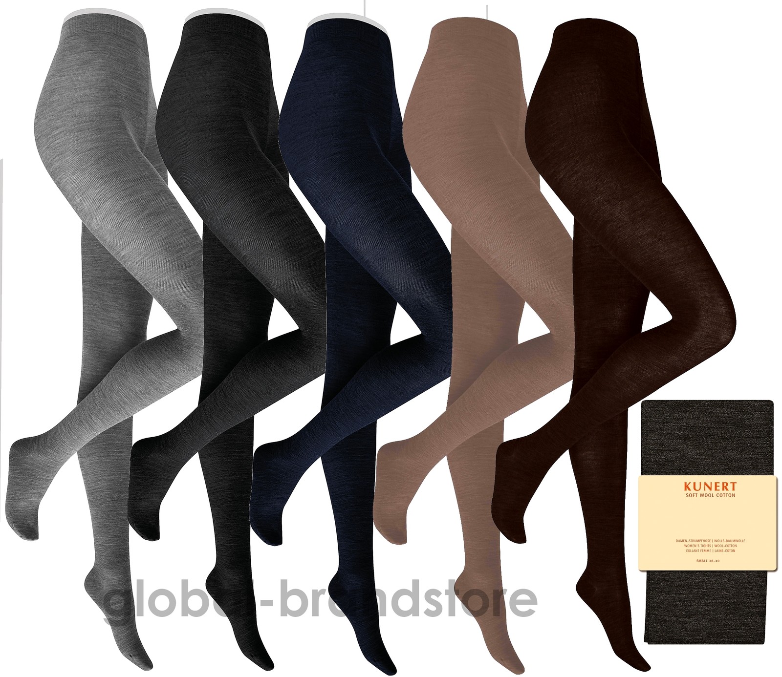 KUNERT Soft-Wool-Cotton Strick-Strumpfhose Schurwolle & Baumwolle warm ...