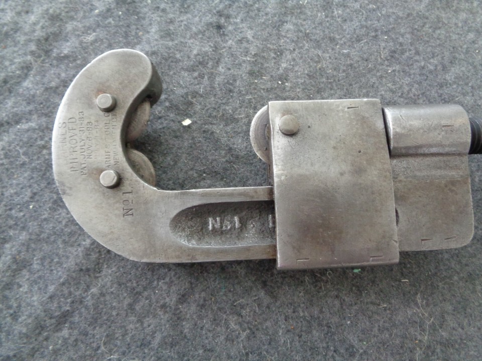 Vintage BARNES IMPROVED Pipe Cutter No. 1 - Patent 1883 | eBay
