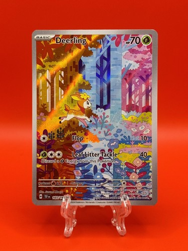Pokemon Temporal Forces Deerling 165/162 Illustration Rare Full Art ...