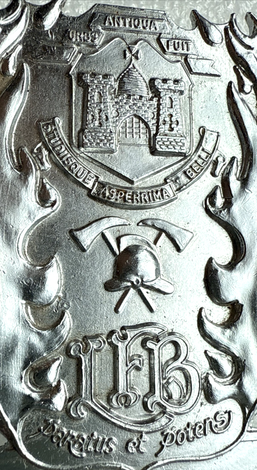 Limerick Fire Service, Ireland - Obsolete Irish Fireman's Embossed ...