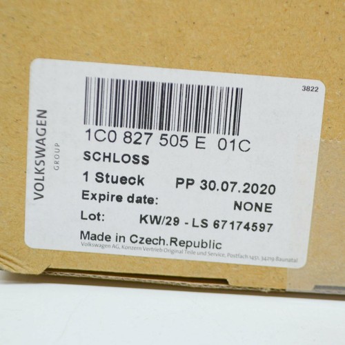 VOLKSWAGEN BEETLE 9C1 TRUNK LID LOCK 1C0827505E01C 1C0827505E 01C | eBay
