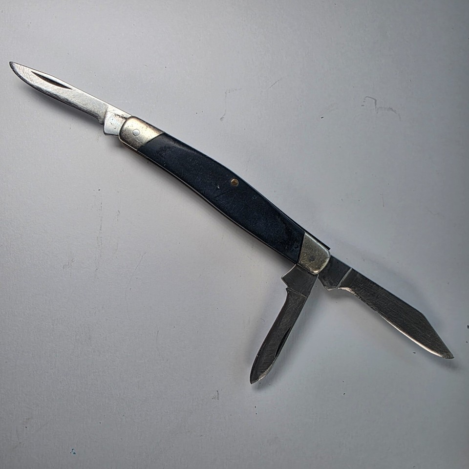 Vintage Buck 303 3 blade Folding Pocket Knife | eBay