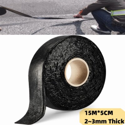 Driveway Road Crack Filler Asphalt Tape 49'x2" Parking lot Joint Repair ...