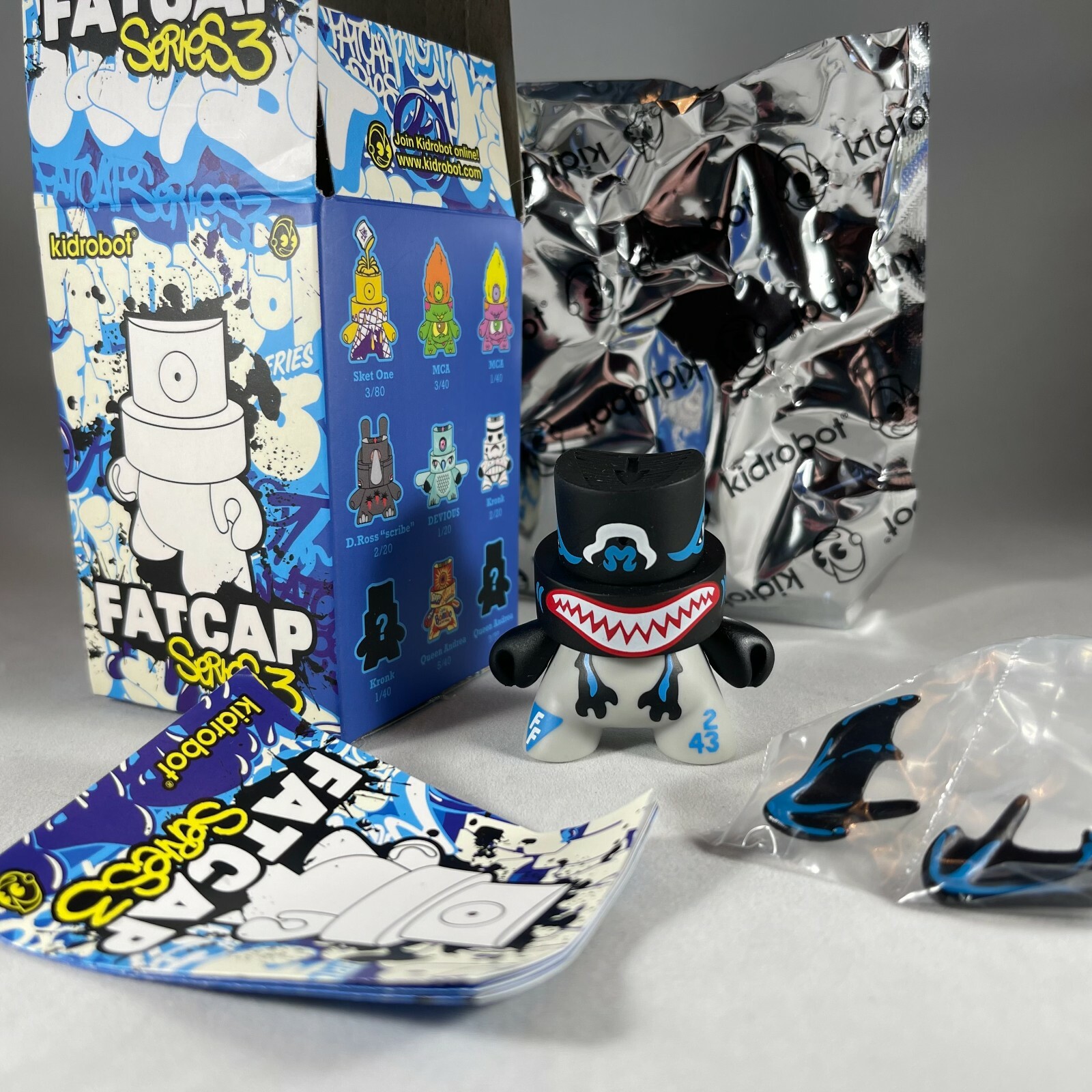 Kidrobot FATCAP 3" Series 3 - Chases - Vinyl Figures - Choice Lot | eBay