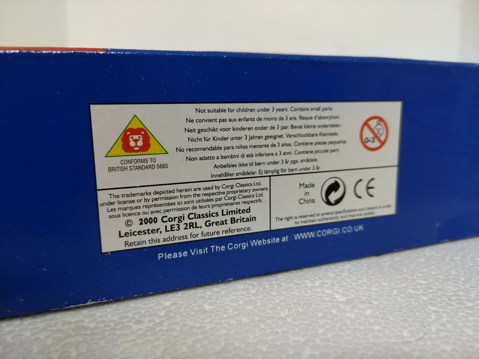 Corgi 1/50 Scale Diecast Fire Truck Volvo Fire Engine City Fire Brigade ...