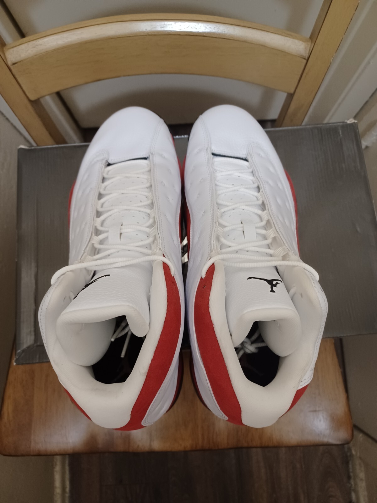 NIKE AIR JORDAN 13 XIII RETRO SZ 13.5 BRAND NEW AUTHENTIC RED/WHITE ...