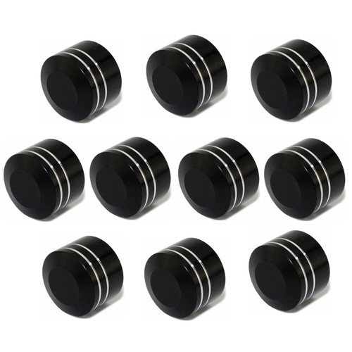 10pcs Black CNC 7.5mm-10mm Schrauben Motor Bolt Topper Caps Cover Kit ...