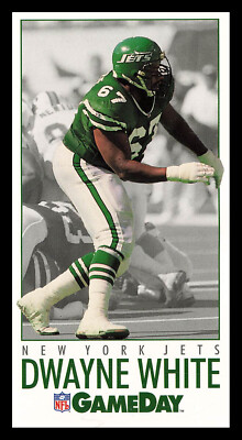 Dwayne White #303 1992 GameDay New York Jets | eBay