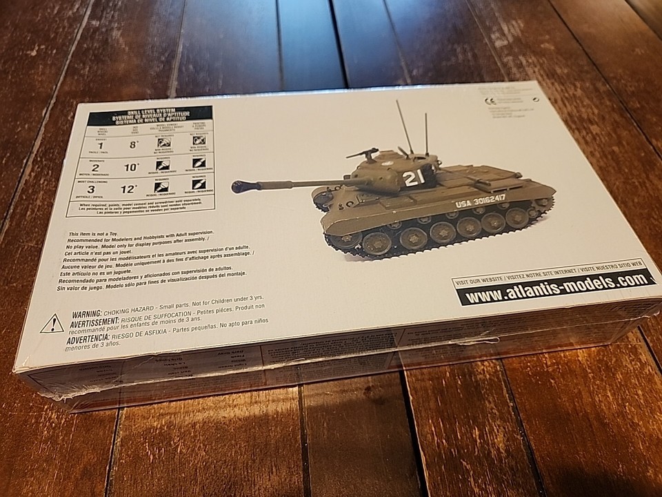 Atlantis M-46 Patton Tank 1:48 Made In USA 2019 New Factory Sealed | eBay