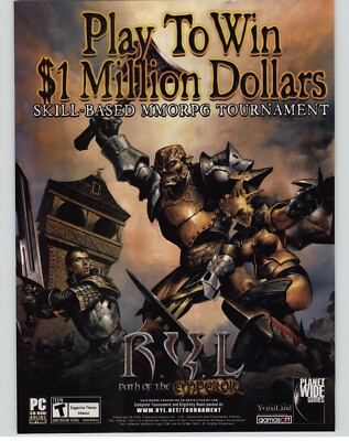 Ryl Path Of The Emperor PC MMORPG Video Game Art 2005 Vintage Print Ad ...