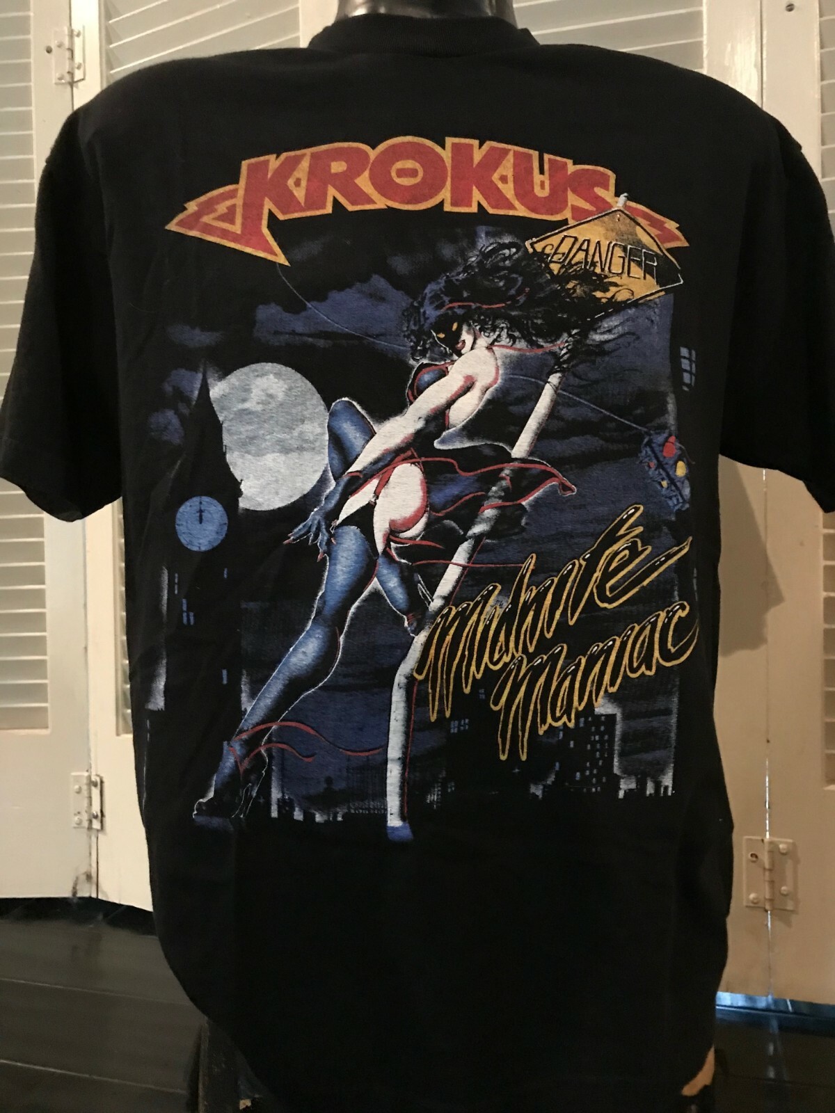 Krokus Midnite Maniac Blitz Promo Shirt Size Medium / Large Ratt Rock ...