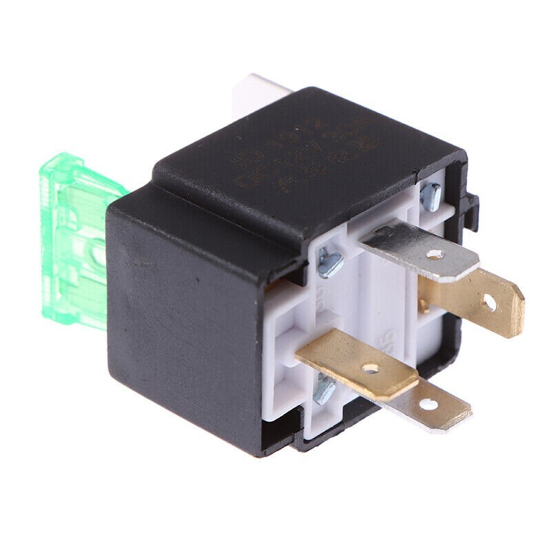 4pin 12V 4-Pin Relay with Built in Fuse 30A Auto motorcycle Mounting ...