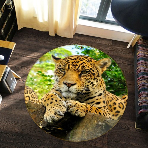 3D Leopard Wood ZHUA485 Game Non Slip Rug Mat Photo Carpet Zoe | eBay ...