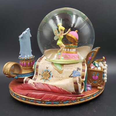 Disney Tinker Bell Snow Globe Music Box | eBay