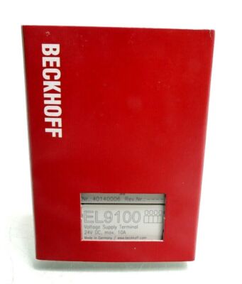 Beckhoff EL9100 PLC Module New One In Box Free Shipping | eBay