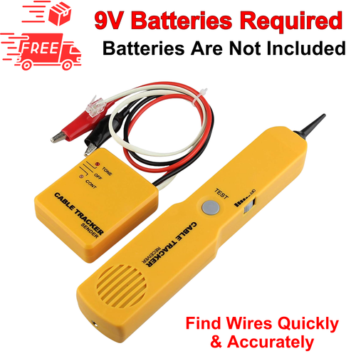 Electrical Wire Tracer Circuit Tester W/ Tone Generator &Probe Kit ...
