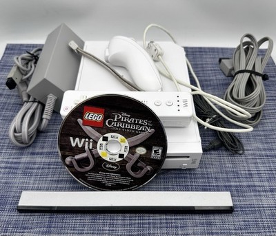 Nintendo Wii RVL-101 Console (White) Bundle w/ Bonus Game - Tested | eBay