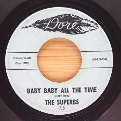 THE SUPERBS - BABY BABY ALL THE TIME / RAINDROPS, MEMORIES & TEARS ...
