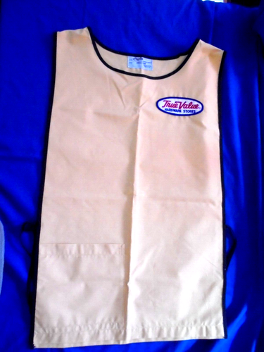 Vintage True Value Hardware Stores Yellowish Tan Employee Vest | eBay