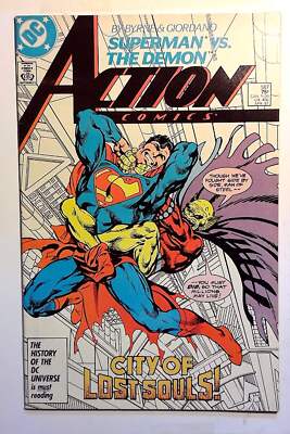 Action Comics #587 (1987) DC Comics 8.0 VF Superman The Demon 1st Print ...