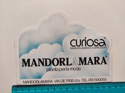 Adhesive Mandorlamara Fashion Curious Sticker Autocollant Aufkleber 80s ...