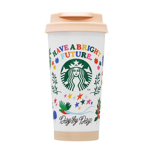 Starbucks Japan Recycled stainless ToGo logo tumbler white 473ml SHOGO SEKINE | eBay