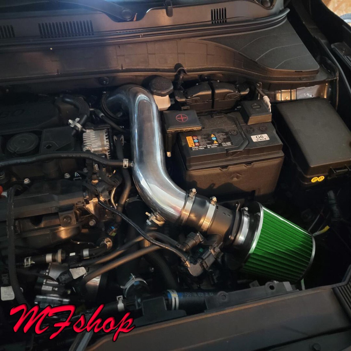 Black Green Air Intake Kit For 2021-2022 Kia K5 EX LX LXS GT-Line 1.6L ...