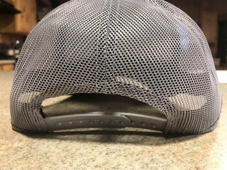 Mathews Archery snapback hat black front with gray embroidery & mesh ...