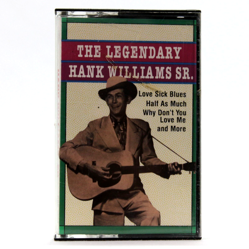 The Legendary Hank Williams Sr. Cassette (1987, Tape, Special Music ...