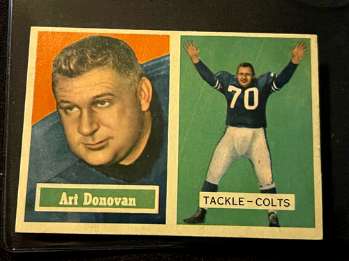 1957 Topps Art Donovan #65 Baltimore Colts EX-EXMT | eBay