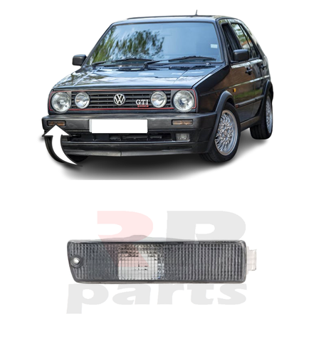 FOR VW GOLF MK2 91-93 NEW FRONT BUMPER SIDE INDICATOR TANNED RIGHT O/S ...