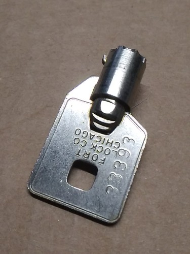 VENDING MACHINE SLOT TUBULAR BARREL KEY GEM FORT CHICAGO # 33393 | eBay