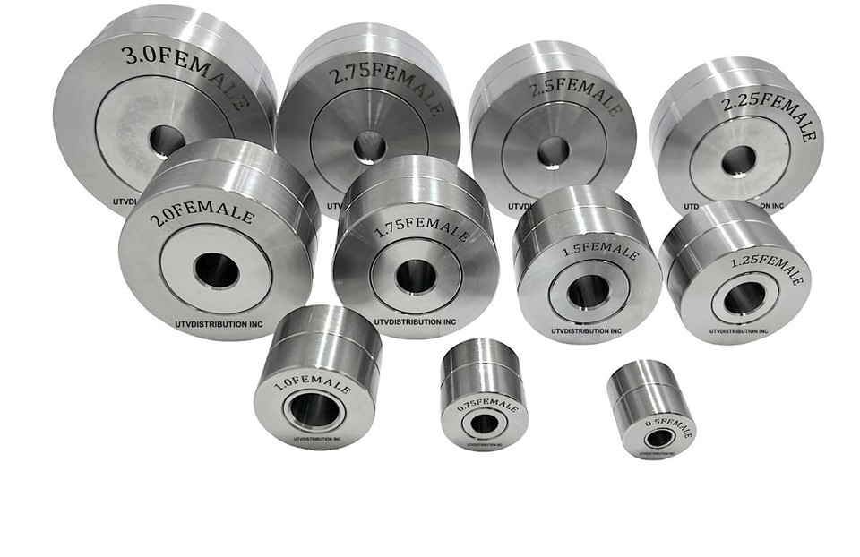 Dimple Dies Set 11Pc 1/2 3/4" 1" 1 1/4" 1 1/2" 1 3/4" 2" 2-1/4" 2-1/2 ...