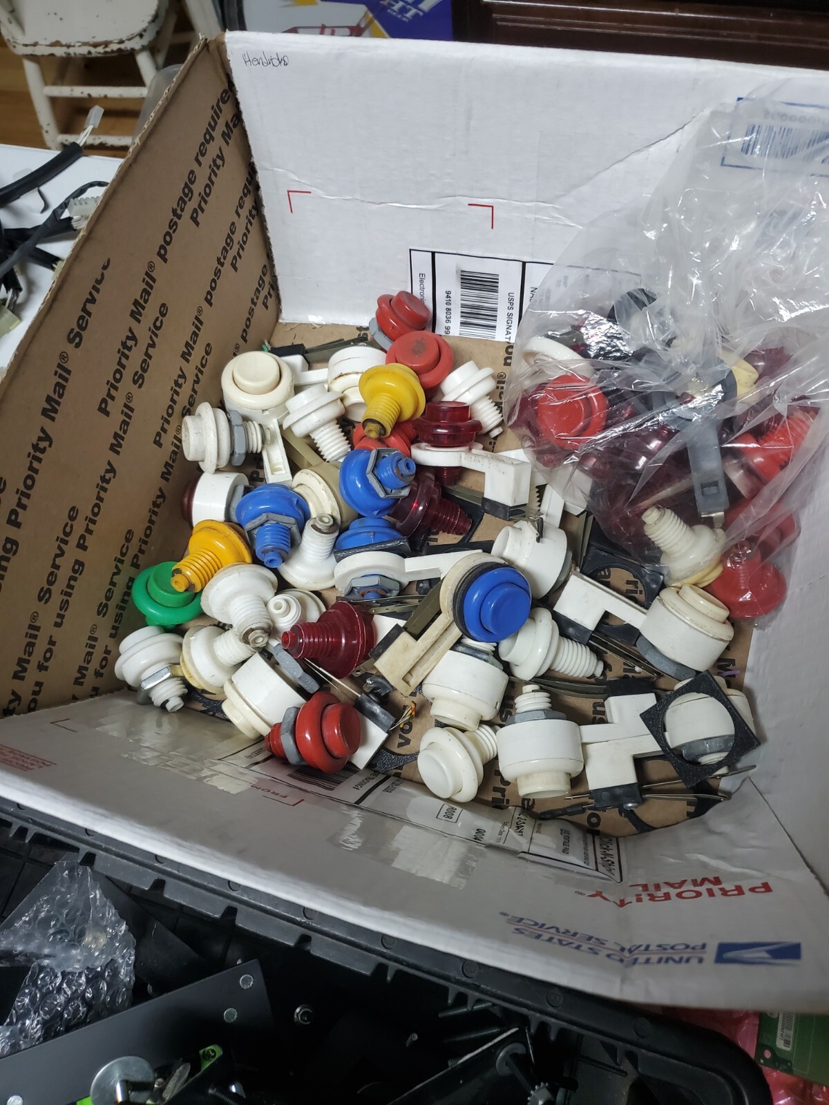 3 sets leaf switch arcade buttons you pick color | eBay