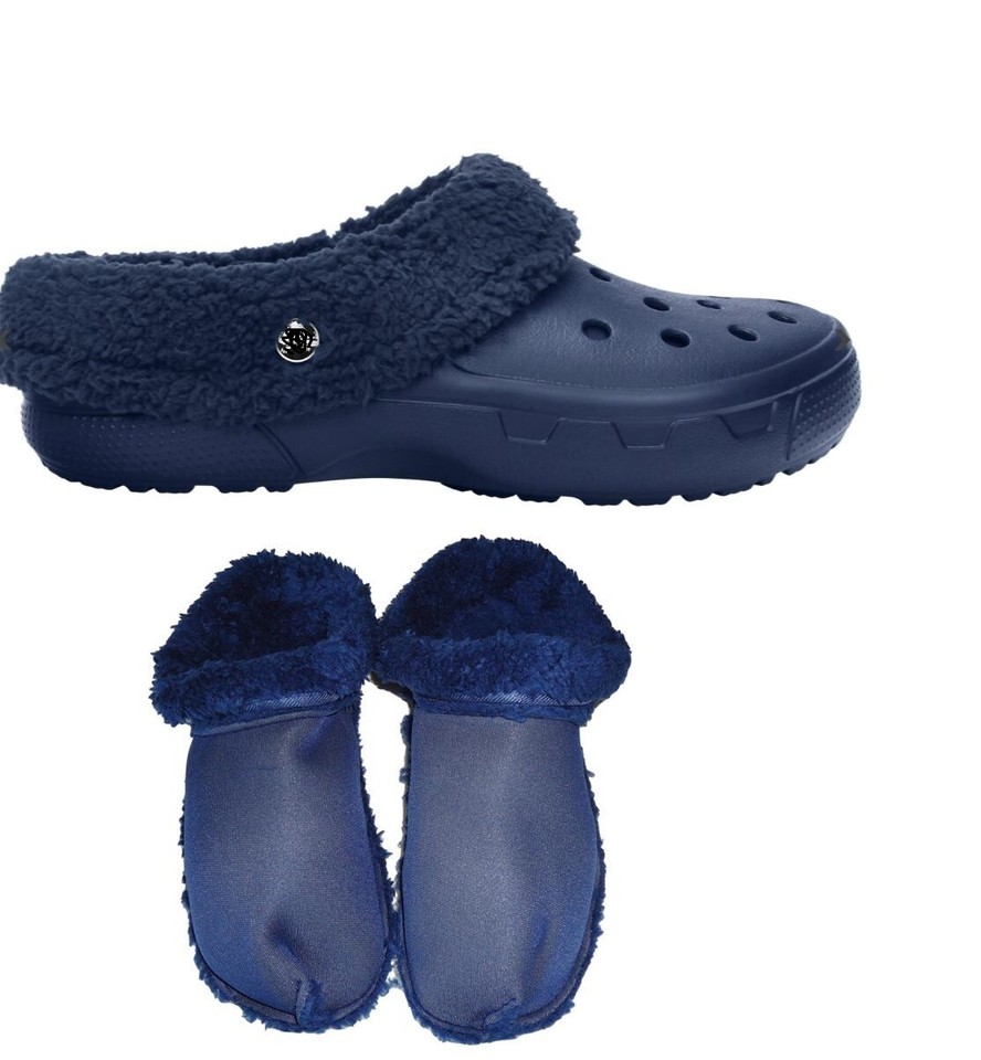 Replacement Crocs Fur Insoles Liners Furry Inserts For Mammoth Crocs ...