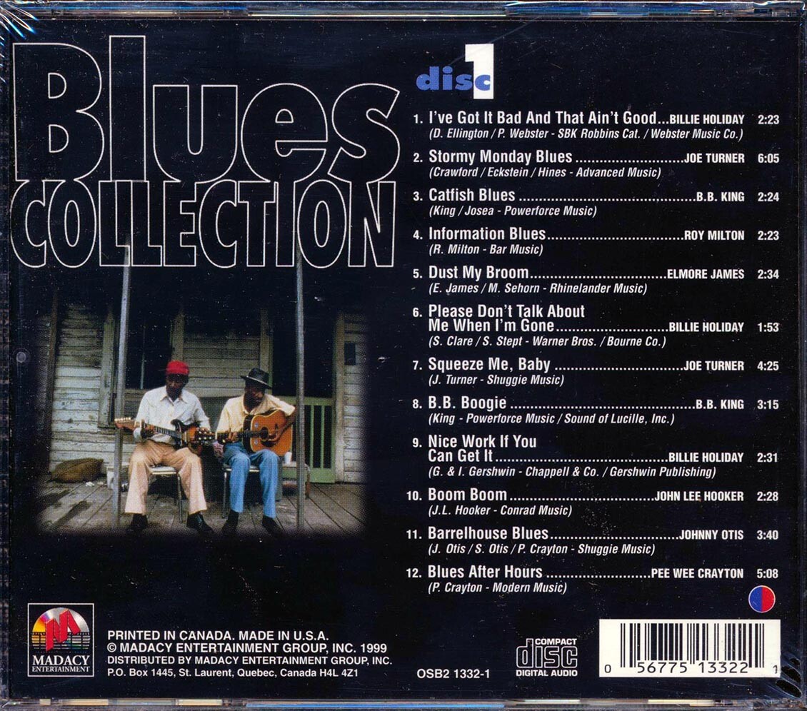 Blues Collection [Madacy Box] [Box] by Various Artists (CD, Jun-1997, 3 ...