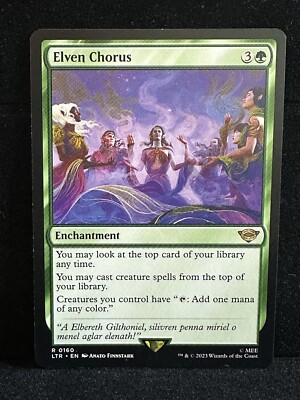 Elven Chorus - MTG LOTR R 0160 NM | eBay