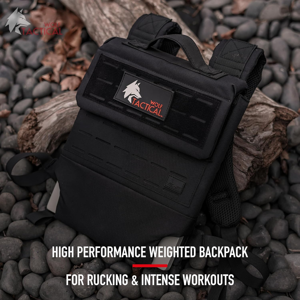 Weighted Backpack Rucking Backpack for Weight Plates Rucksack for ...