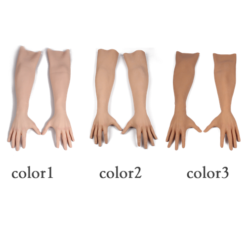 cosplay Realistic Silicone Crossdresser Gloves Female Hand Skin Texture ...