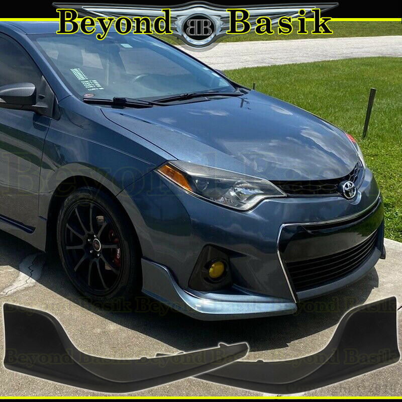 For 2014 2015 2016 TOYOTA COROLLA "S Model Only" Front Body Kit Lip 2 ...