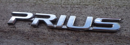 Toyota Prius emblem badge decal logo chrome rear trunk hatch OEM ...