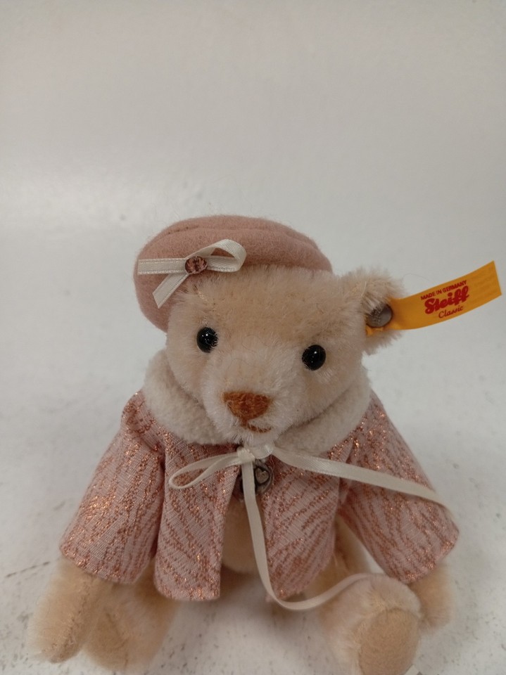 Steiff Classic Collectible Teddy Bear 026881 with Outfit and Tags High ...
