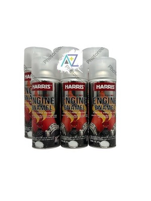 6 Pack Harris Engine Enamel Spray Paint 11oz Clear ,Heat Resistente ...