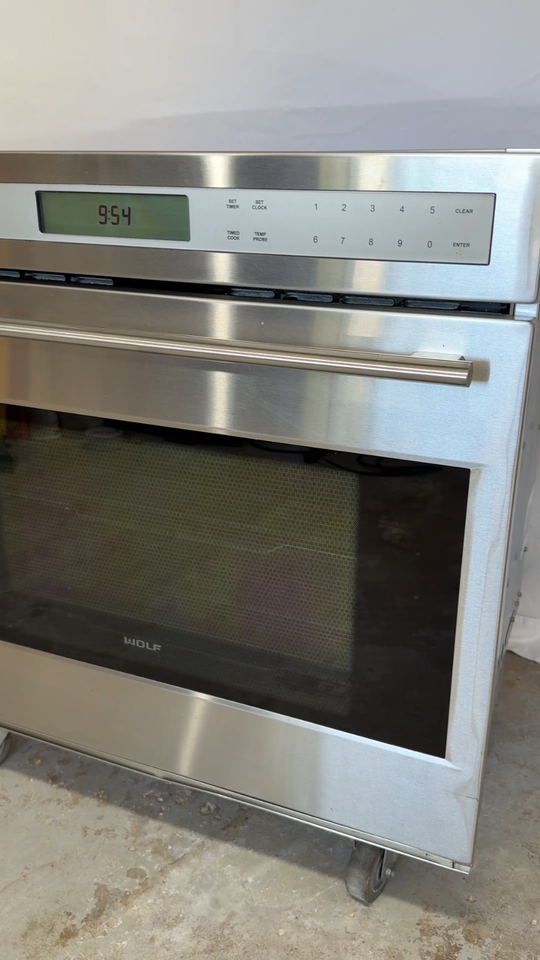 Wolf 30" Professional Wall Mount Single Electric Oven SO30-2F/S ...