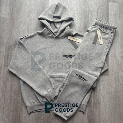 Essentials S22 Full Set Tracksuit ALL SIZES S M L - Oatmeal Grey ...