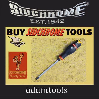 new -SCMT29762 Sidchrome Pro Twist Shock Thru Tang Phillips Screwdriver ...