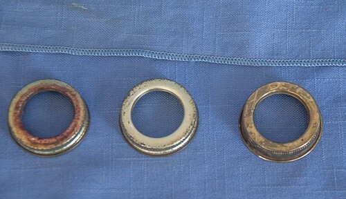 Three Brass Screw-On Collars for Kerosene Lamp 1-3/8" Thread Size #2 | eBay